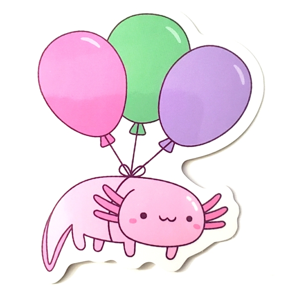 Axolotl Stickers | Accessories | Axolotl Ajoloye Themed Stickers Bundle ...